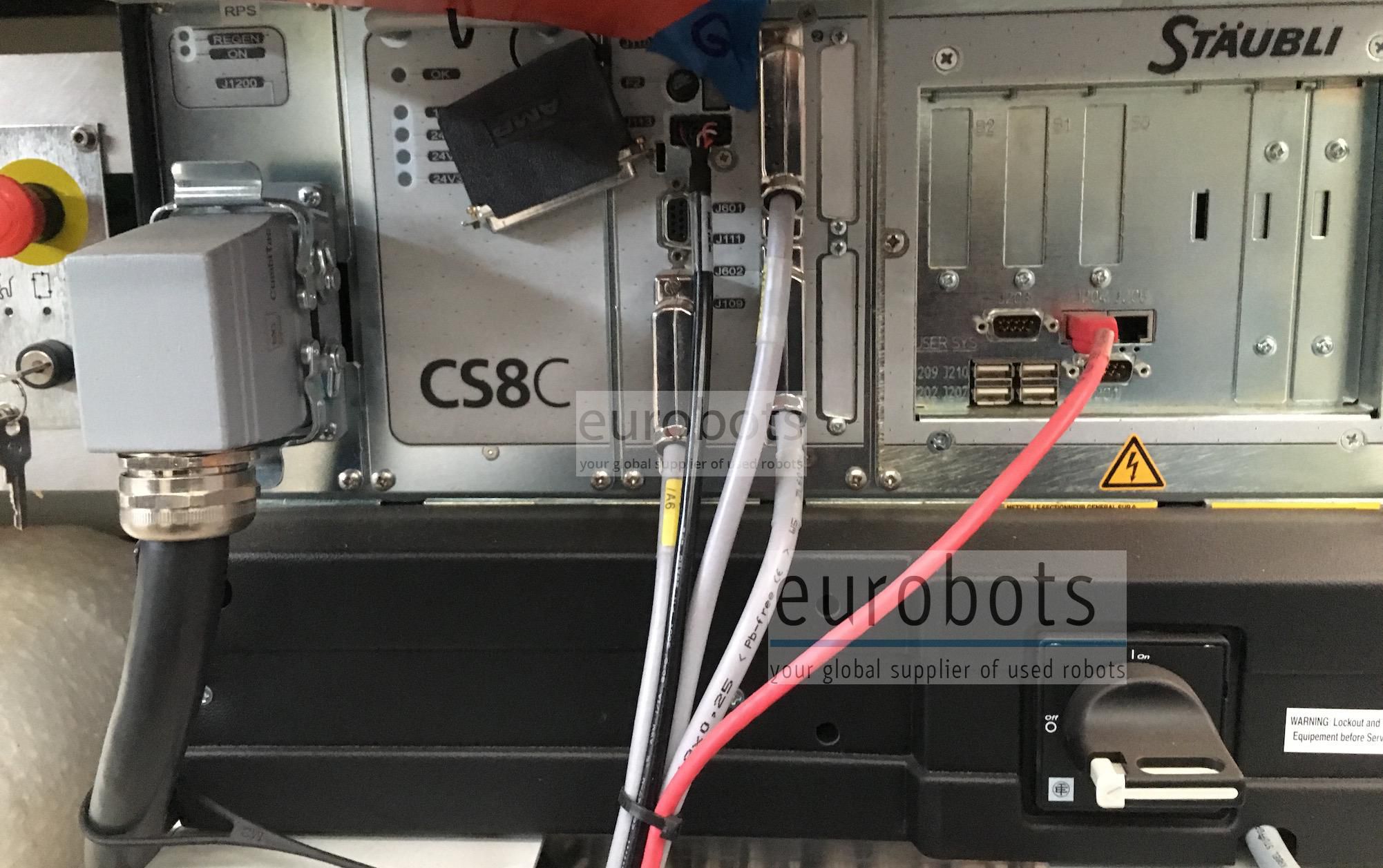 Robot usado Staubli TX90 articulado con el controlador CS8C | Eurobots